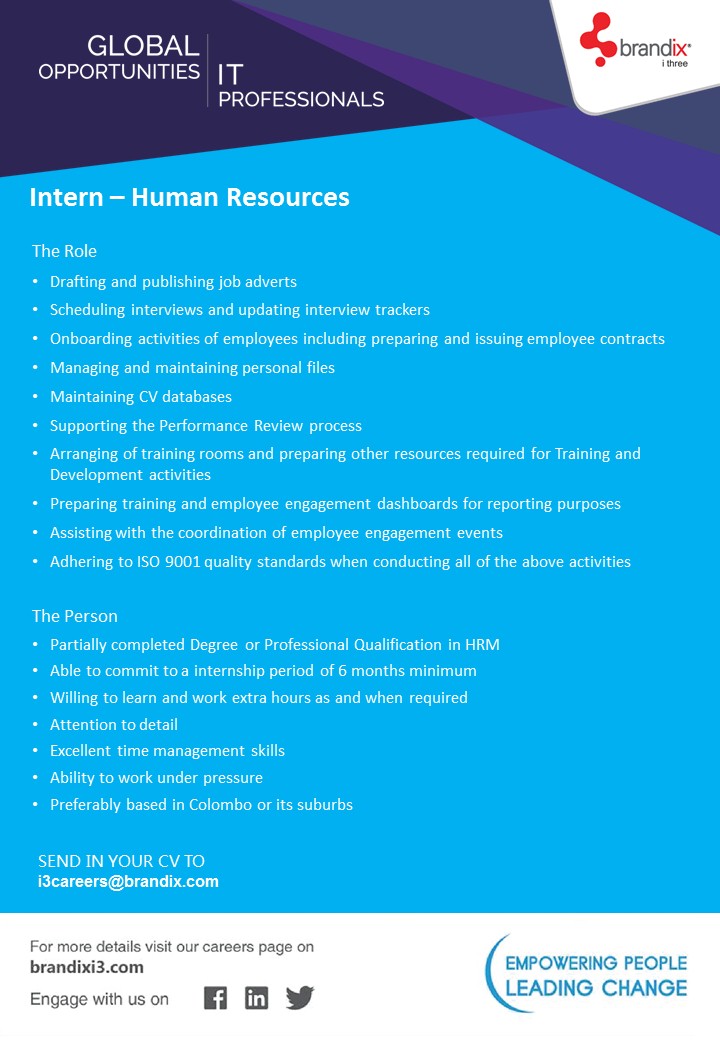 Intern - Human Resources