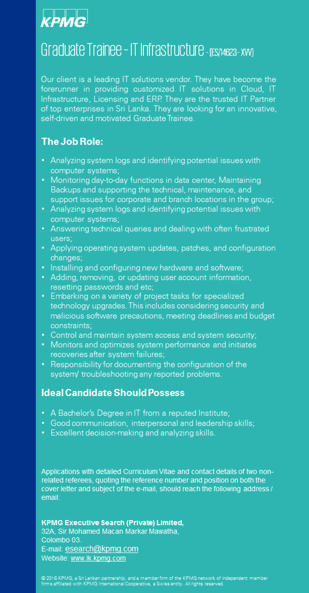 Graduate IT (Infrastructure)