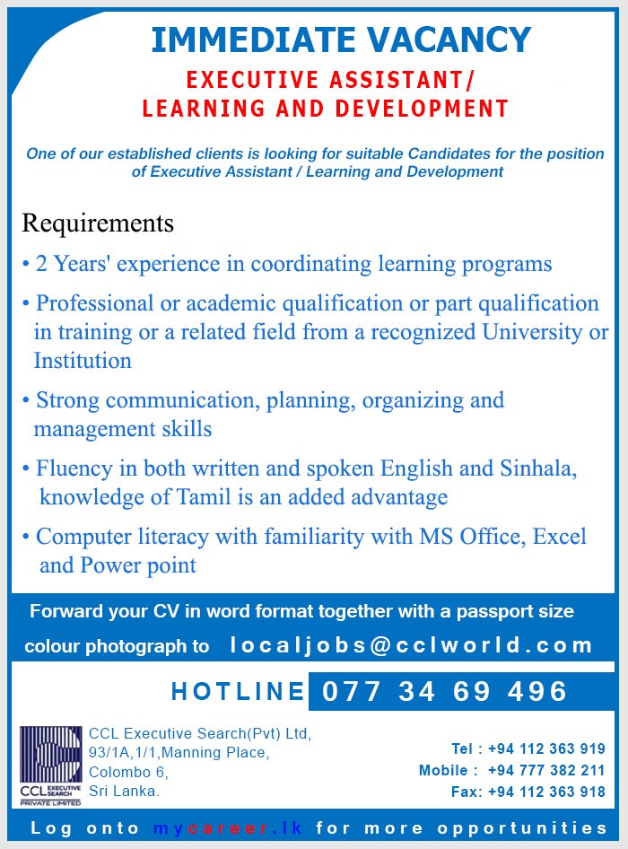 Executive Assistant / Learning and Development