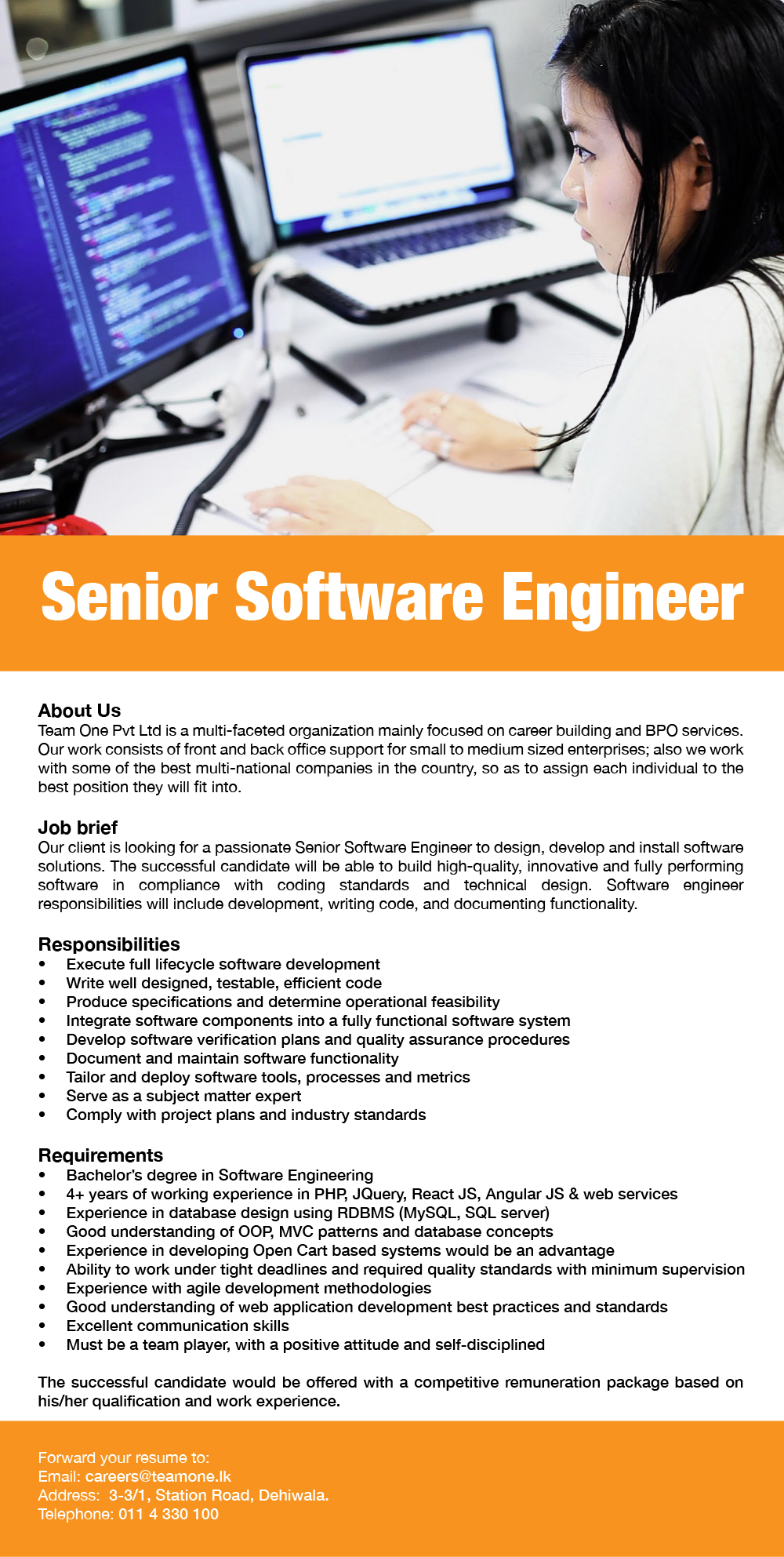Senior Software Engineer 2023