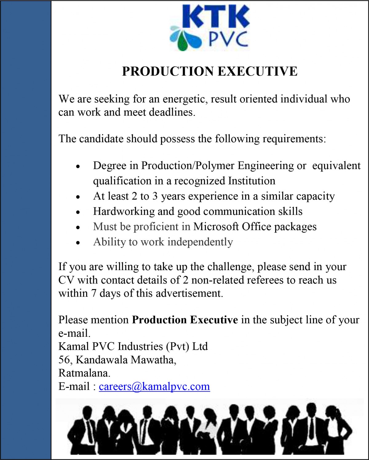 Production Executive Production Executive