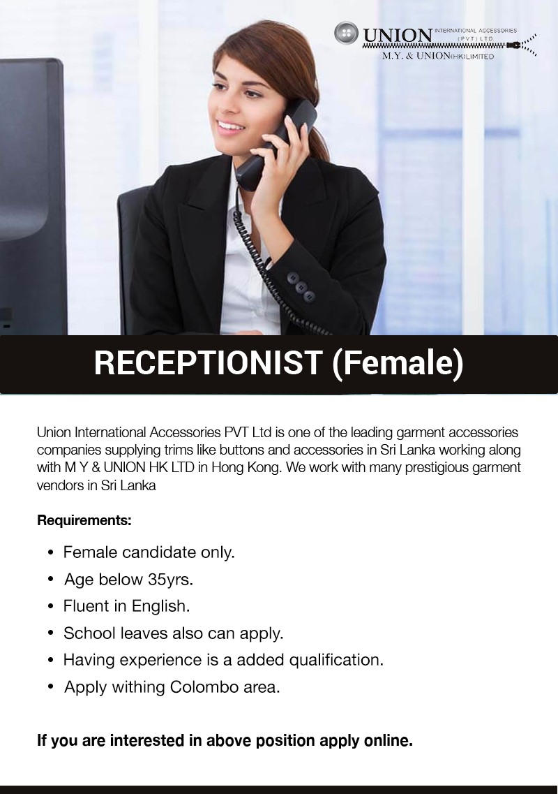 Receptionist 2023