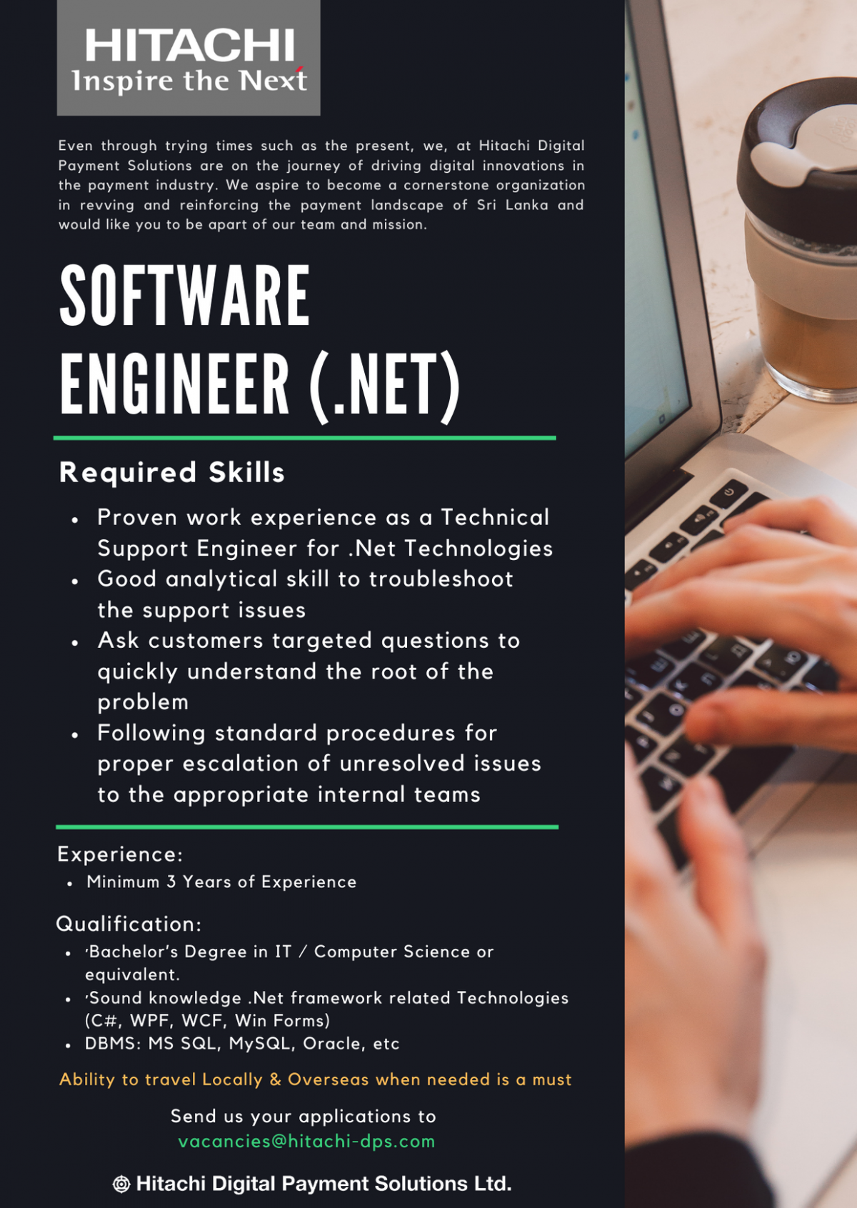 Software Engineer NET 2024