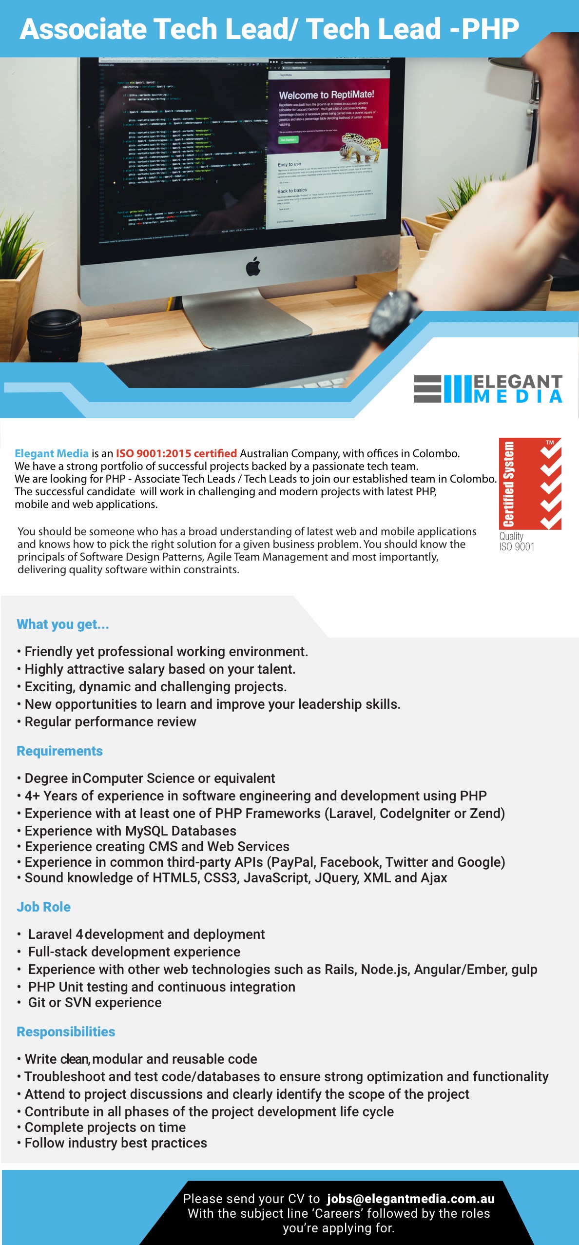 Associate Tech Lead / Tech Lead - PHP 2022